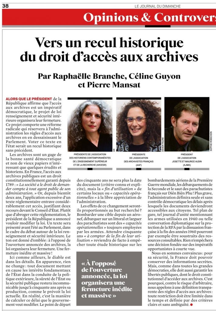 Textes d’interventions | Raphaëlle Branche